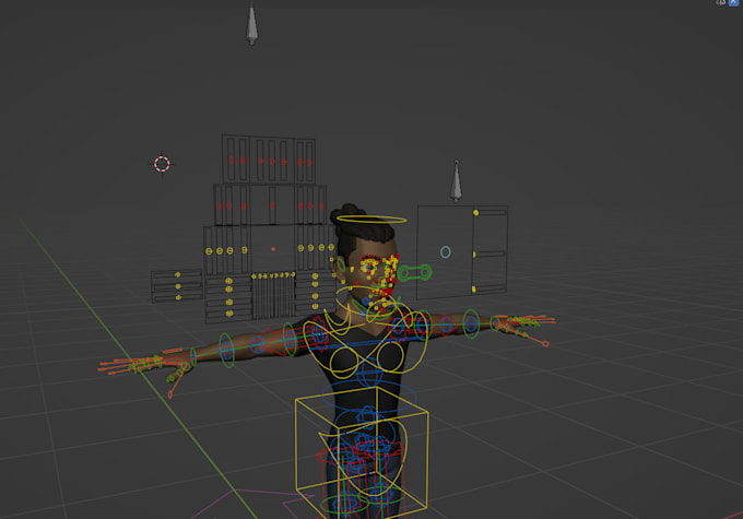 Can make you 3d character rigs with blender by Talhaorakci | Fiverr