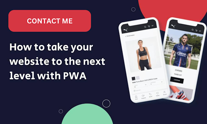 Design responsive pwa website or convert your existing website to pwa ...