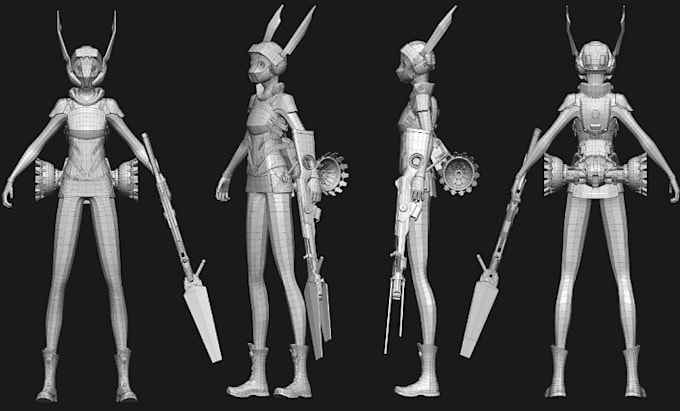 Do 3d Character Rigging In Blender Maya Cinema 4d Mixamo By Jinkai22 Fiverr
