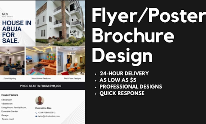 Design flyers, posters and brochures at low rates by Uwemedimoekpe | Fiverr