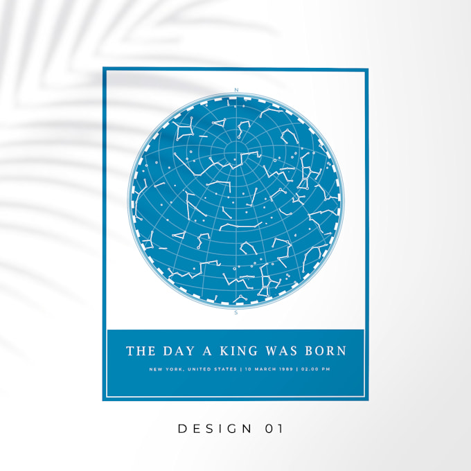 Design digital custom star map for your special events by Thamodag87 ...