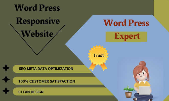 Give you best wordpress website design by Dulaxine | Fiverr