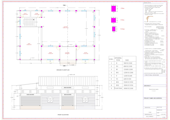 2d plan and layout by Manojgupta29 | Fiverr