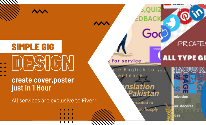 Create a simple gig design and poster for you in minutes by ...