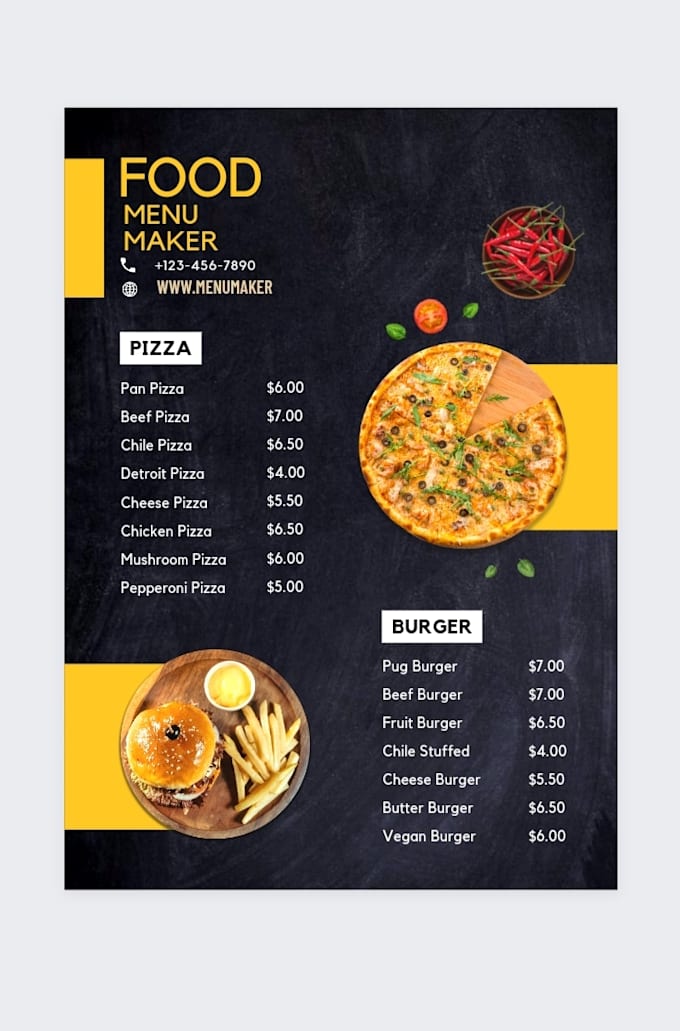 Design digital screen menu for your cafe, bar or restaurant by ...