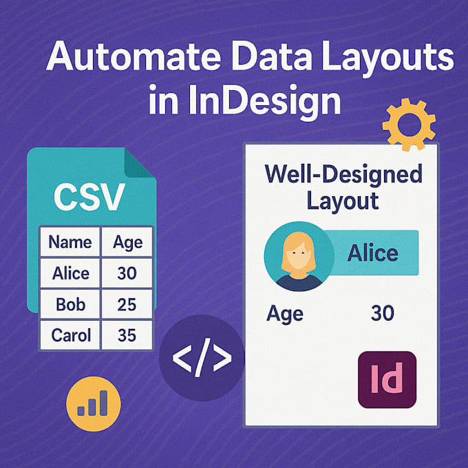Automate repetitive indesign tasks with powerful scripts by Sashmo | Fiverr
