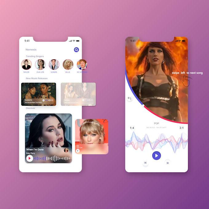 Create an ui design for your desktop app and mobile app by Nemesisaquib ...