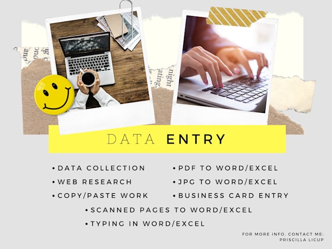 Do data entry and documents conversion by Priscillalicup | Fiverr