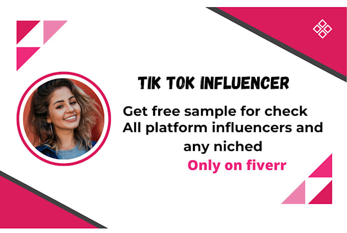 Find niched based tik tok influencer list for tik tok influencer ...