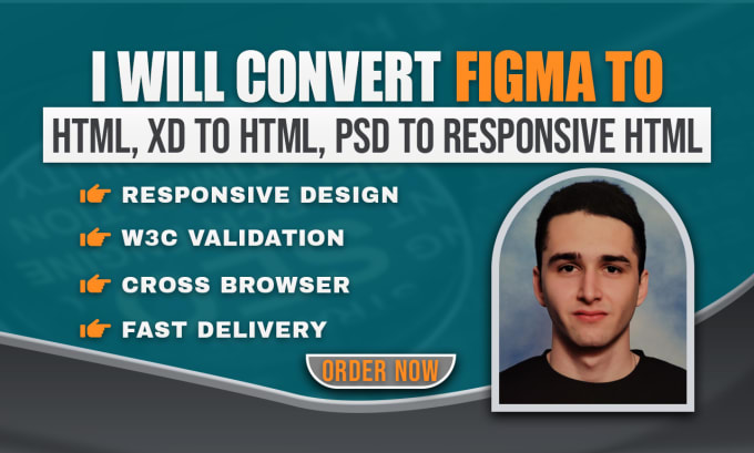 Create Responisve Website Using Html Css And Javascript By Boza015 Fiverr