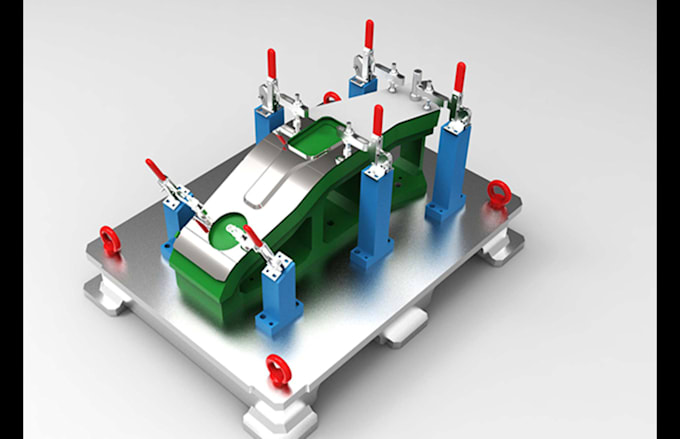 Create 3d jigs and fixture design by Shubhh_3d | Fiverr