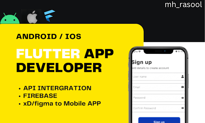 Develop Mobile Applications For Ios And Android By Mhrasool Fiverr 0761