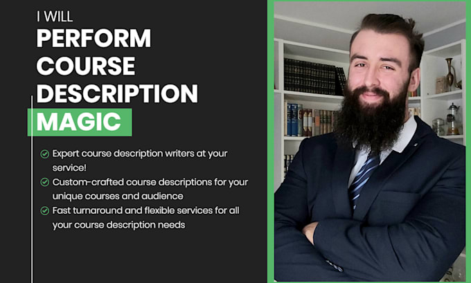 Perform course description magic by Korwinbieniek | Fiverr