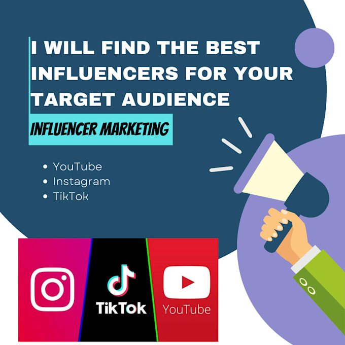 Find the best influencers for you by Muhammadshoib86 | Fiverr