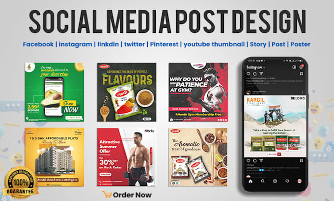 Design professional social media post, creative for facebook, instagram ...