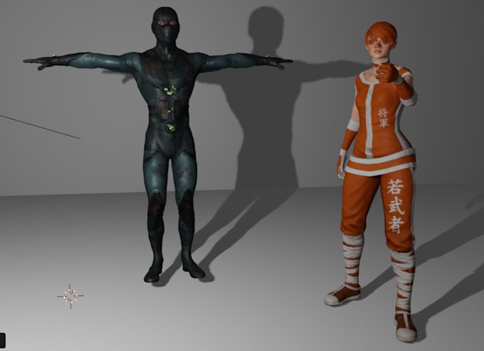 Create 3d character model for game and animation video by Ahmer ...