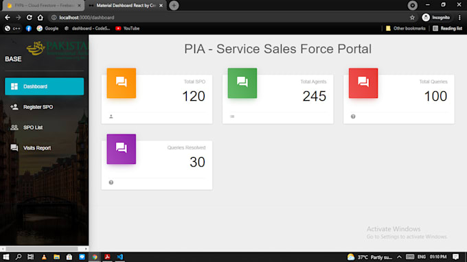 Create responsive websites using html, css, reactjs and firebase by ...