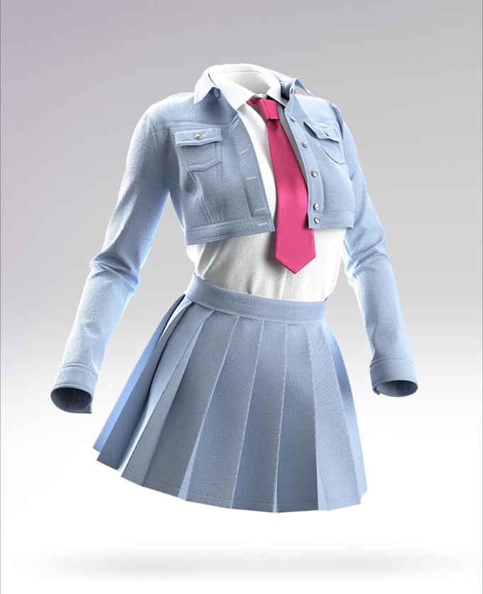 Create quality 3d garment, 3d cloth model, 3d design for games and ...