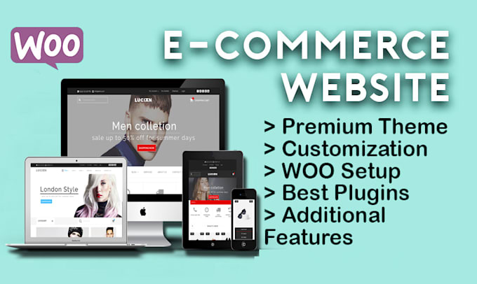 Create Responsive Wordpress Ecommerce Website Online Store By