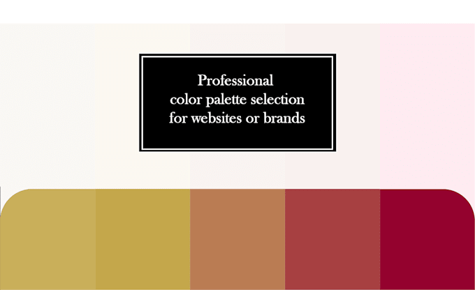 Create a color palette and choose a font for your brand by Bombau | Fiverr