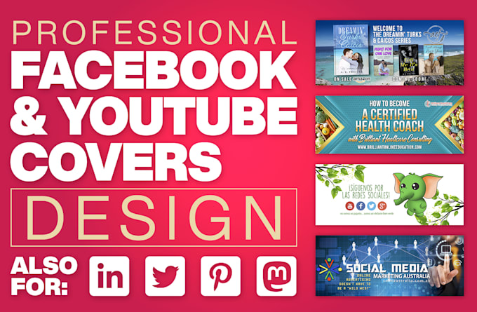 Design custom covers for facebook, youtube, linkedin by Gekko88 | Fiverr