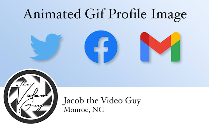 Create an animated gif for profile image by Jacobmelton704 | Fiverr