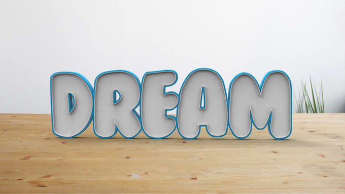 Transform text into 3d text by Santifabbi | Fiverr