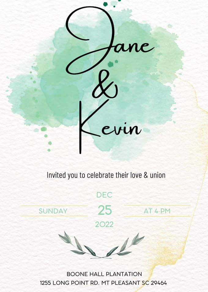 Make a invitation card, calendar, and planner for you by Thebeststicker ...