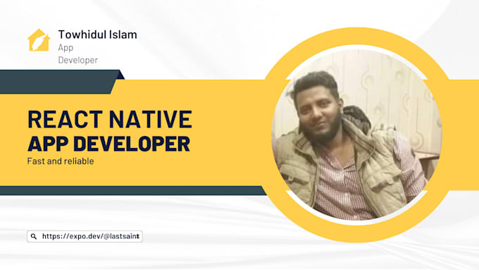 Create react native apps with full functionality by Lastsaint | Fiverr