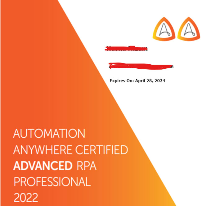 Automation Anywhere A360 Advanced And Master Certification By Hasnanizam Fiverr