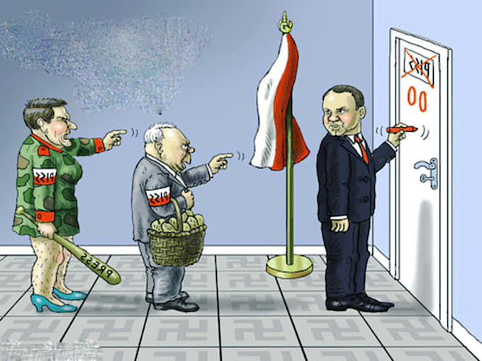 Draw a stylish political cartoon from your idea by Bibiadriaanse | Fiverr