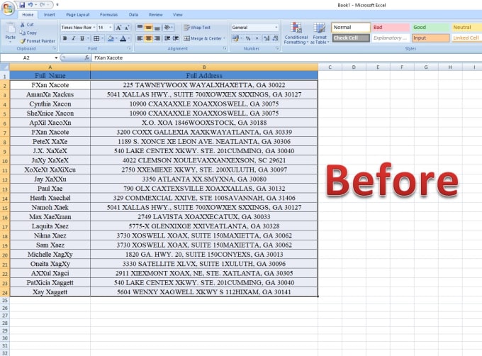 Split the data provided in ms excel sheet by Rudrameher28 | Fiverr Split the data provided in ms excel sheet by Rudrameher28 | Fiverr