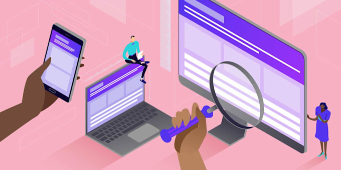 Be your front end responsive web developer, using html, css, bootstrap ...