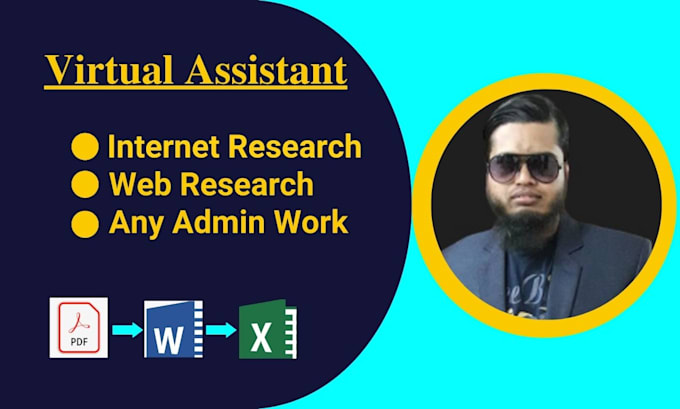 Be your virtual assistant, web research and excel data entry by ...