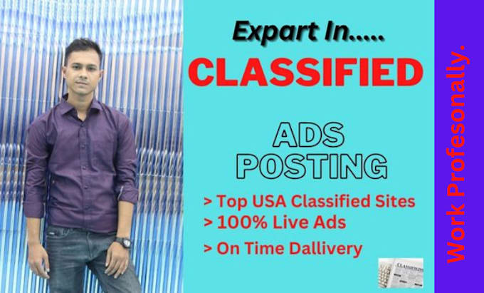 Do 50 classified ad posting manually in usa, australia sites by ...