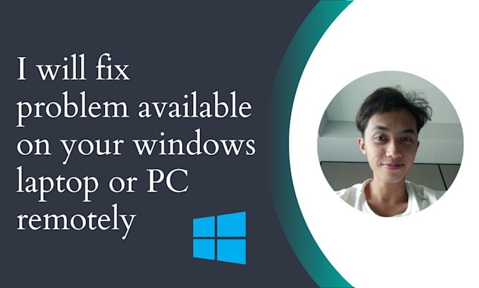 Repair your windows laptop or pc remotely by Ahmadsyukron03 | Fiverr