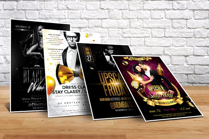 Design professional club event and party flyers by Saimking550 | Fiverr