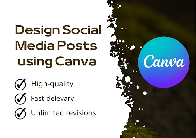 Design creative social media posts using canva by Sadadsign | Fiverr
