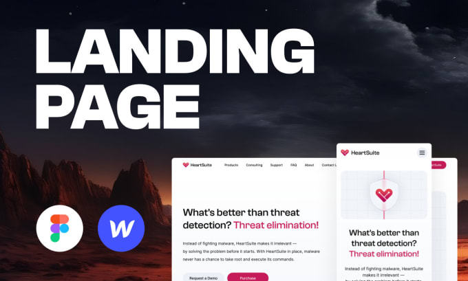 Create figma landing page by Protasevichcom | Fiverr