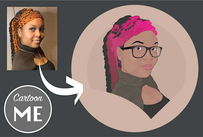 Turn your picture into a cartoon by Newlight_design | Fiverr