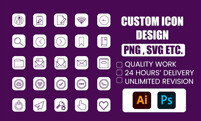 Create unique favicon flat svg web icons by Techscholar | Fiverr