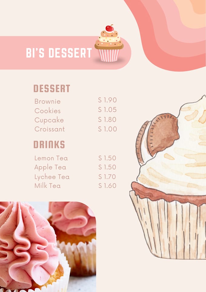 Design restaurant menu style by Khushbhkhanam | Fiverr