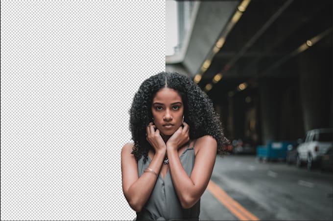 Professionally background remove, hair mask, green screen photo by Our ...