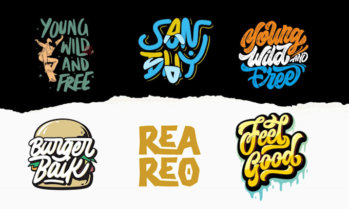 Design text or font logo and custom typography for tshirt by Ainurridho | Fiverr