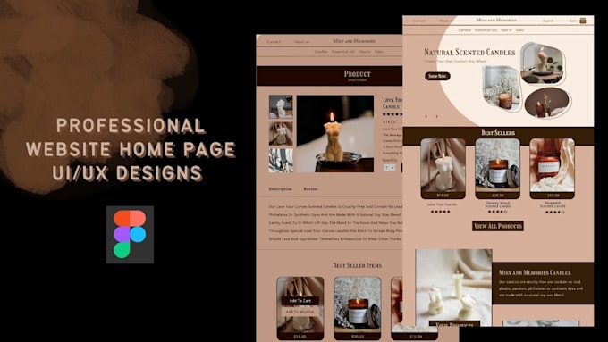 Create site home page ui ux designs and landing page for your website ...