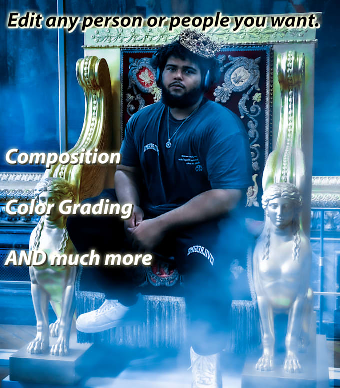 Do a photoshop edit of any person by Stitchvenom | Fiverr