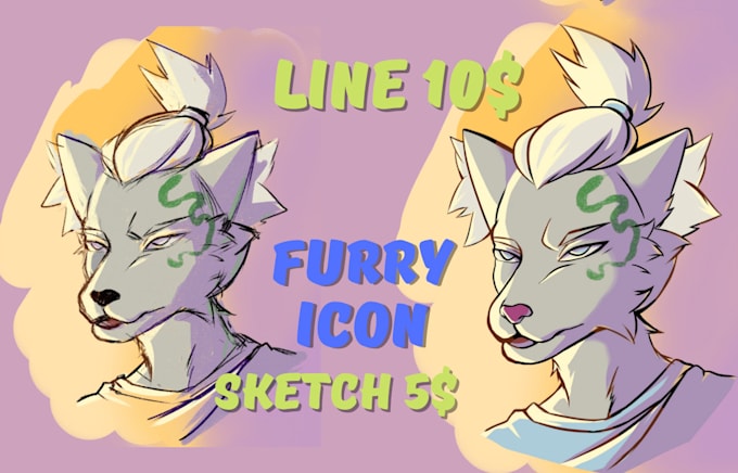 Draw furry icons for you by Nekosemapi2015 | Fiverr
