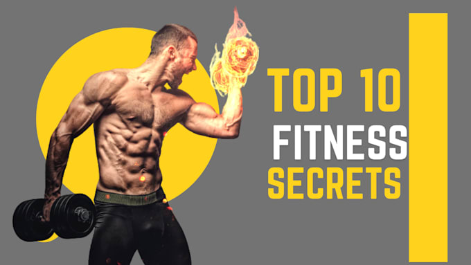 Design amazing eye catching for fitness or workout thumbnail by ...