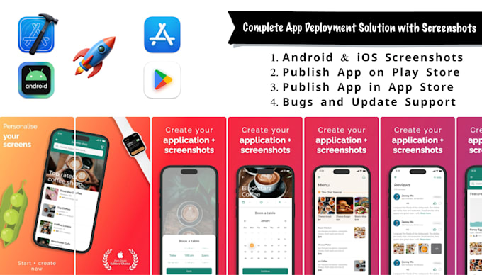 Deploy app to android and ios with screenshots and bugs by Onemorecode | Fiverr