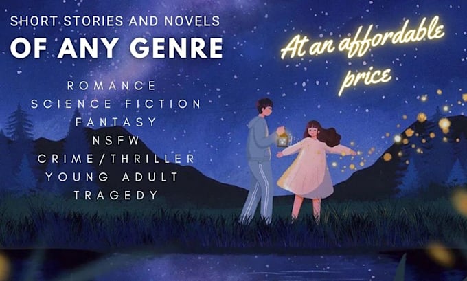 Write original novels and short stories for you by Gargi_artistry | Fiverr